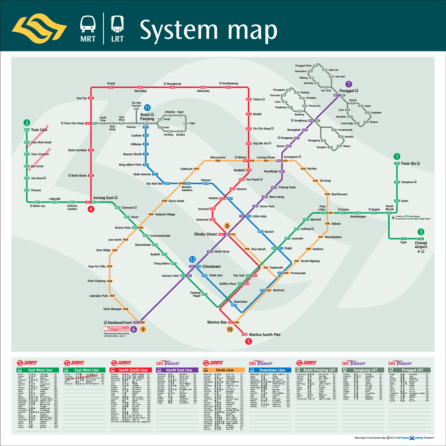MRT Map Singapore
